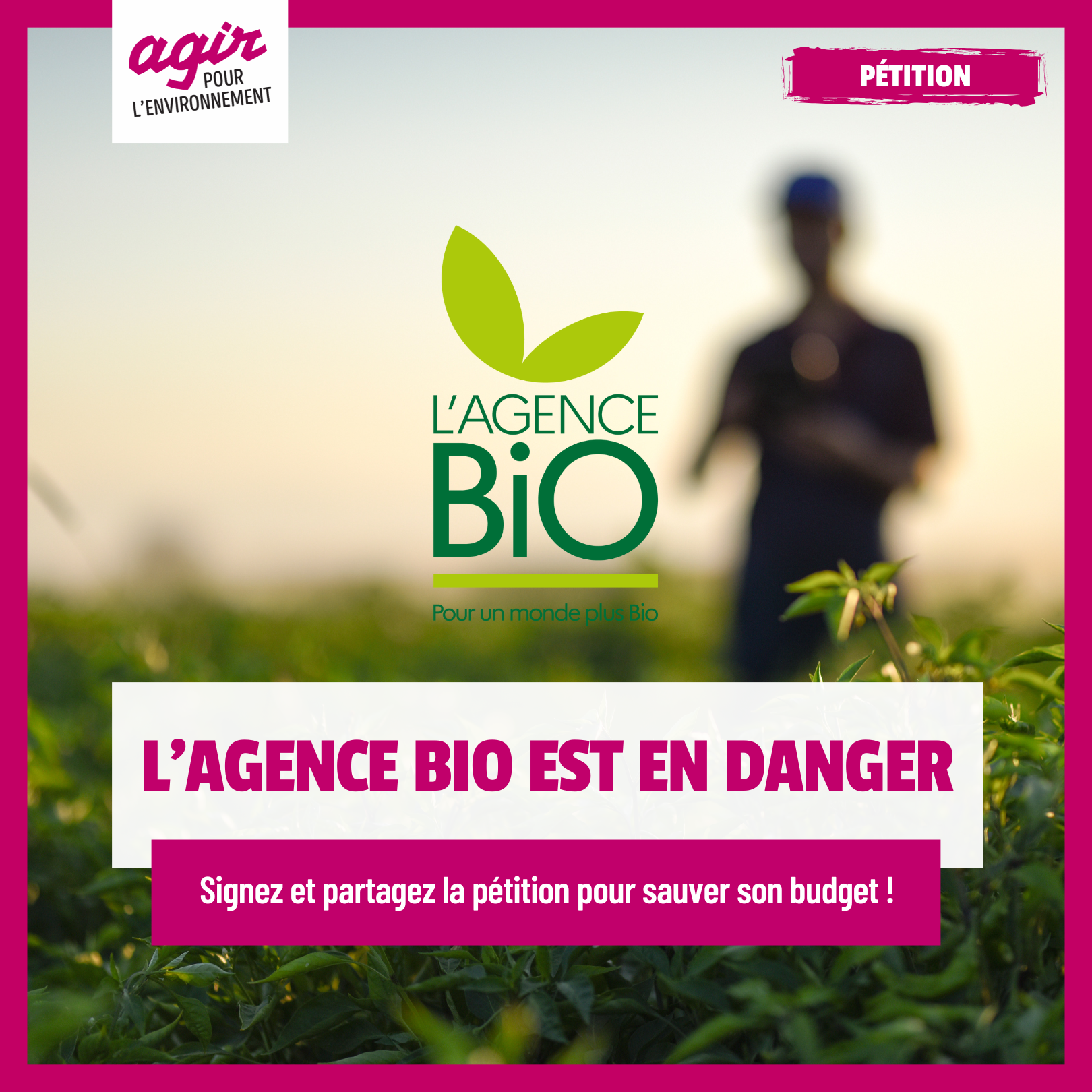 L’Agence Bio est encore en danger – Agir pour l'Environnement